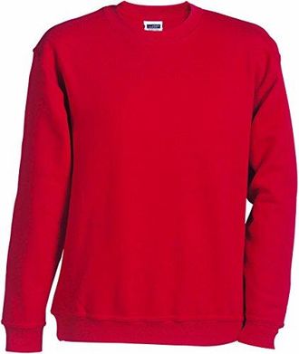 James & Nicholson JN-0.40 T-Shirt pour hommes James + Nicholson (existe également en grandes tailles - jusquà la taille 5 XL) Large rouge