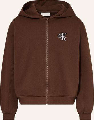 Calvin Klein Sweatjacke braun