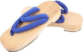 BESPORTBLE Sabots Japonais Bois pour Femme Semelle EVA Antid&eacute;rapante Confort et Soutien Sandales Int&eacute;rieur Respirantes et Durables