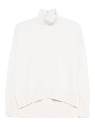 VANIS&Eacute; Strickoberteil mit Rollkragen - Nude