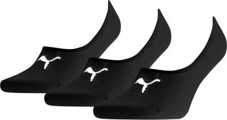 Puma Unisex Footies 6er Pack, Gr&ouml;&szlig;e:43-46;Farbe:Black (200)