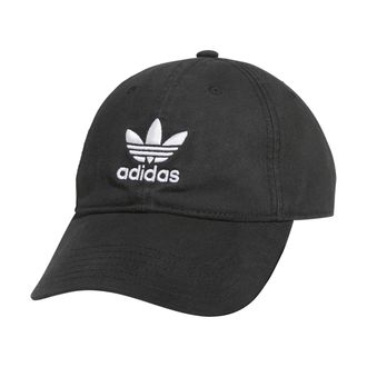 adidas Originals Herren Fit Originals Relaxed Strapback Cap, Schwarz/Wei&szlig;, Einheitsgr&ouml;&szlig;e