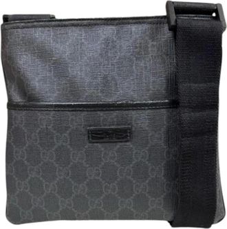 Gucci unisex, Pre-owned, Noir, Taille: ONE Size Sac bandouli&egrave;re GG Supreme doccasion