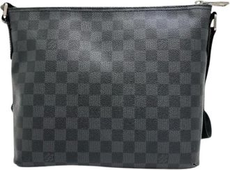 Louis Vuitton Pre-owned Sac bandouli&egrave;re Mick PM Damier Graphite - Homme - Pre-owned - Gris - Taille: ONE Size