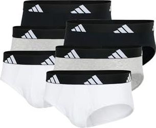 adidas Lot de 6 slips basiques pour homme, Greymix, L