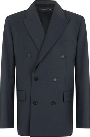 Department Five Department Five, Homme, Vestes, Gris, Taille: XL Blazer Crois&eacute;