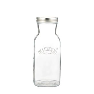 Kilner Saucen- & Saftflasche zum Bef&uuml;llen 1L, auslaufsichere Saftflaschen zum Einkochen und Konservieren von S&auml;ften und Saucen, BPA-freie Glasflaschen zum Be