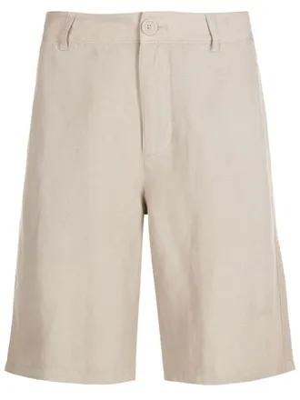 A|X Armani Exchange bermuda droit en lin - Tons neutres