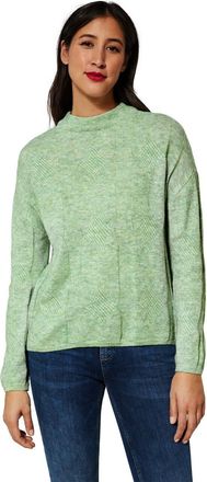 Street One Damen A302182 Strickpullover, Clary Mint Melange, 42