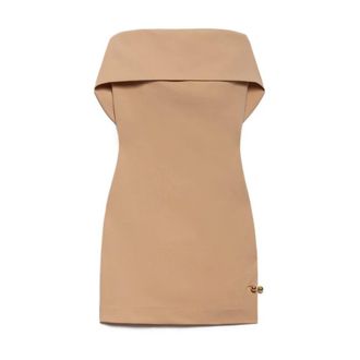 Aniye By Robe Courte Bandeau Ajust&eacute;e - Femme - Robes - Beige - Taille: 42 FR