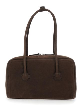 Margesherwood Womens Shoulder Bag Soft Boston Brown Leather Cow
