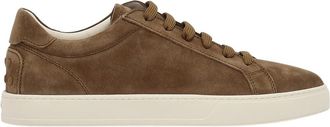 Tod's Homme, Chaussures, Brun, Taille: 43 EU Suede Baskets