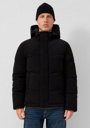 QS by s.Oliver Winterjacke Outdoor-Jacke Wattierte Cordjacke mit Steppung