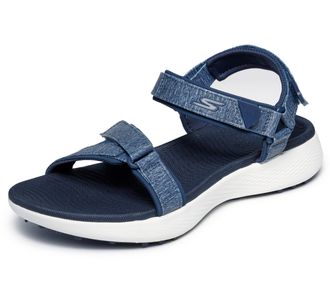 Skechers Damen 600 Spikeless Golf Sandale Golfschuh, Navy und Weiß, 36 EU