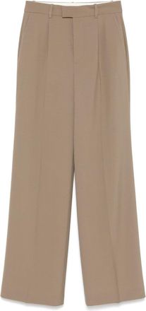 Róhe Hose mit Faltendetails - Braun