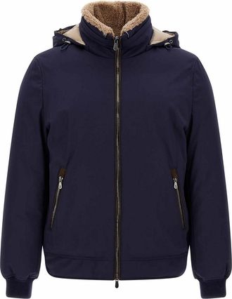 Brunello Cucinelli Daunenjacke - Blau