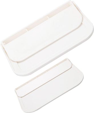 Valiclud 2stücke Kleines Klappregal Für Badezimmer-Wand Dreieckregal Als Seifenhalter Eckregal Für Dusche Regal Mit Selbstklebe Funktion Für Badetücher Und Sei