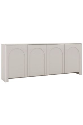 Boxxx Sideboard Arco, Kaschmir, Holzwerkstoff, 2 F&auml;cher, 203.5x83x35 cm, Typenauswahl, Beim&ouml;bel erh&auml;ltlich, stehend, in verschiedenen Gr&ouml;&szlig;en erh&auml;ltlich, Woh