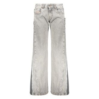 Diesel Light Jeans Wide Leg - - Jeans - Damen - Grau - W27