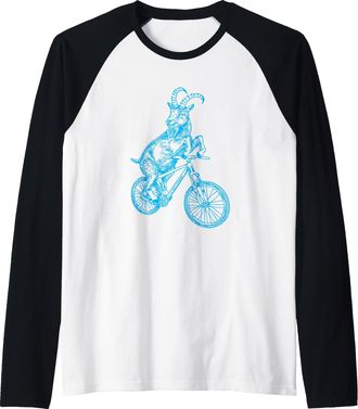 Seembo Ziegenfahrrad Lustiges Mountaintier-Reitfahrrad Raglan