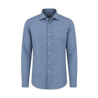 Fedeli Disty Style Shirt - - Shirts - Herren - Blau - L