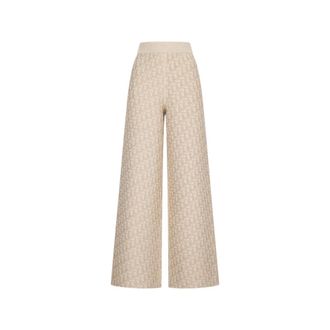 Dior Wendehose mit Schlag - - Trousers - Damen - Beige - S