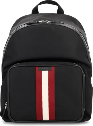 Bally Mens Backpack Code Black Recycled Nylon Backpacks