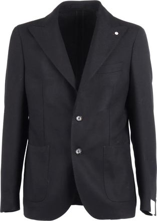 L.B.M. 1911 buttoned jacket - Schwarz
