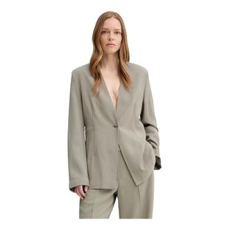 Sams&oslash;e & Sams&oslash;e Sakitra Blazer - - Jackets - Damen - Grau - L