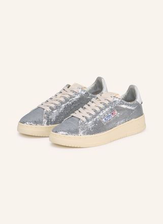 Autry Autry Sneaker Dallas Mit Pailletten silber