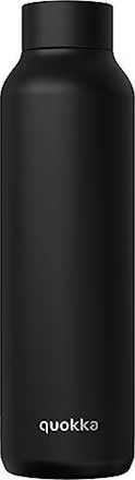 Quokka SOLID JET BLACK | THERMOSFLASCHE AUS EDELSTAHL 850 ML