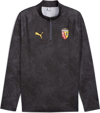 Puma Haut davant-match &agrave; col zipp&eacute; RC Lens Homme, Accessoires, Gris, 3XL