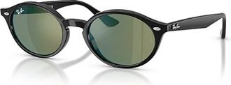 Ray-Ban Rb4315 Sonnenbrillen Schwarz Fassung Blau Glas 51-21