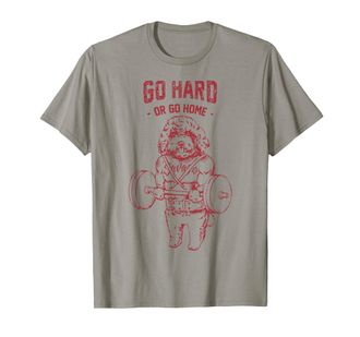 Huebucket Go Hard or Go Home Poodle T-Shirt