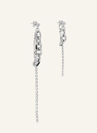 Justine Clenquet Ohrh&auml;nger Dana Crystal Earrings By Glambou silber
