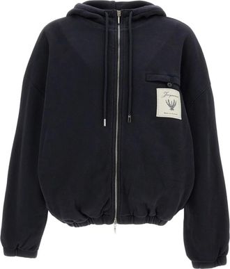 Jacquemus Homme, Sweatshirts et sweats &agrave; capuche, Bleu, Taille: M Torneo Sweat &agrave; capuche