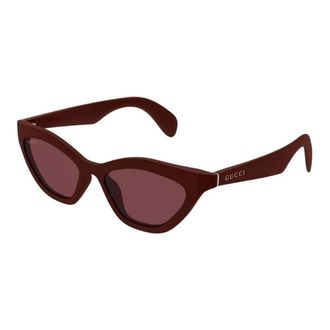 Gucci Cat-Eye-Sonnenbrille - - Accessories - Damen - Rot - 52 MM