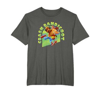 Crash Bandicoot Crash Team Rumble Vintage Retro Crash Wumpa Fruit Poster T-Shirt