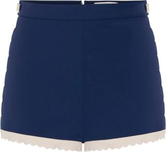 Elisabetta Franchi Femme, Shorts, Bleu, Taille: 42 FR Shorts Chic