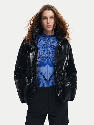 Desigual Winterjacke Flam 24WWEWBP Schwarz Regular Fit