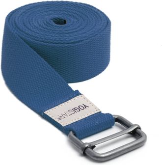 Yogistar Yogagurt - 260 cm - Metallverschluss - Navy Blue, 260.0 x 4.0 x cm