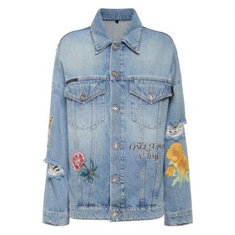 Philipp Plein Roedge Jacket Fairy - - Jackets - Damen - Blau - L