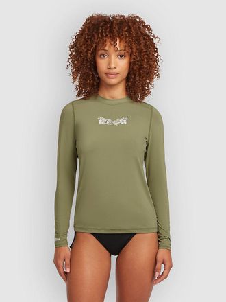 O'Neill Skins L/Slv Lycra &agrave; longues manches vert