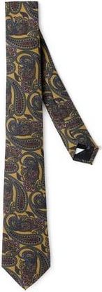 Au Printemps Paris Cravate en soie &agrave; motif paisley