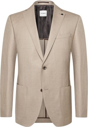 Roy Robson Sakko aus einem Schurwoll-Mix mit Seide und Leinen, Regular Fit in