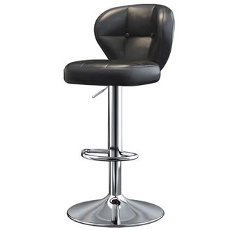 Generic H&ouml;henverstellbare Barhocker, 62-82 cm, Moderner Drehstuhl mit R&uuml;ckenlehne und Kunstlederbezug f&uuml;r K&uuml;che und Esszimmer