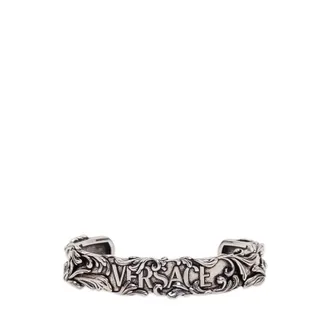 Versace Homme, Accessoires, Gris, Taille: M Barocco Cuff Bracelet