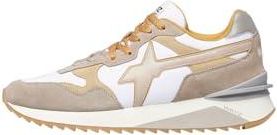 W6YZ Hommes Sneakers Basse Polyur&eacute;thane 201518546, Blanc, 45 EU