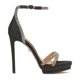Kazar Schwarze Stoffsandalen mit Kristallen verziert.Dieses Produkt f&auml;llt klein aus. - - Shoes - Damen - Schwarzk - 41 EU