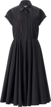 Msgm Msgm, Femme, Robes, Noir, Taille: 42 FR Robe chemise